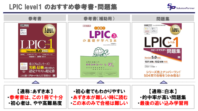 【独学で合格！】LPICのおすすめ参考書、問題集をレベル別で解説